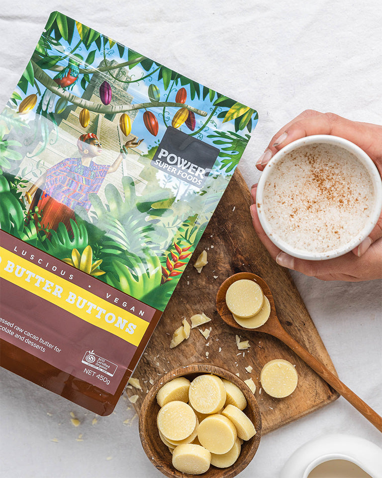 Raw Cacao Butter Buttons | Power Super Foods