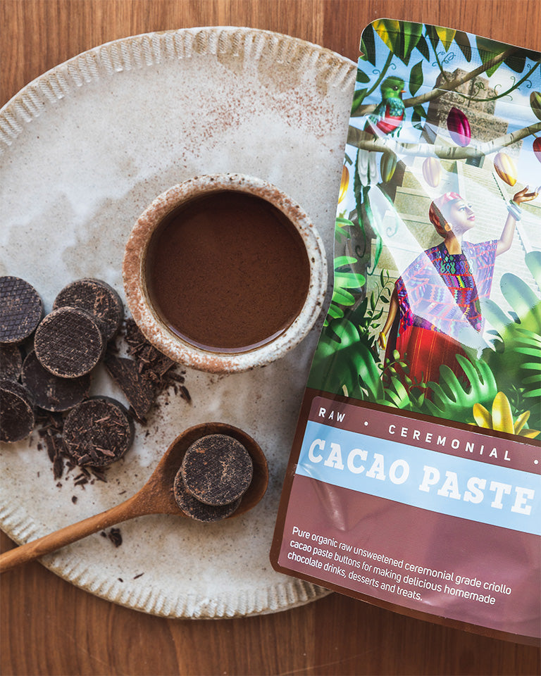 Buy Cacao Paste Buttons Raw | Power Super Foods